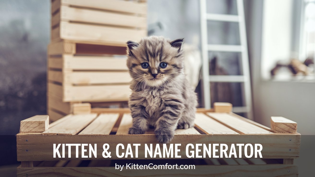 Cat & Kitten Name Generator - Kitten Comfort